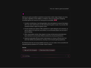Unity Muse | Ask anything
